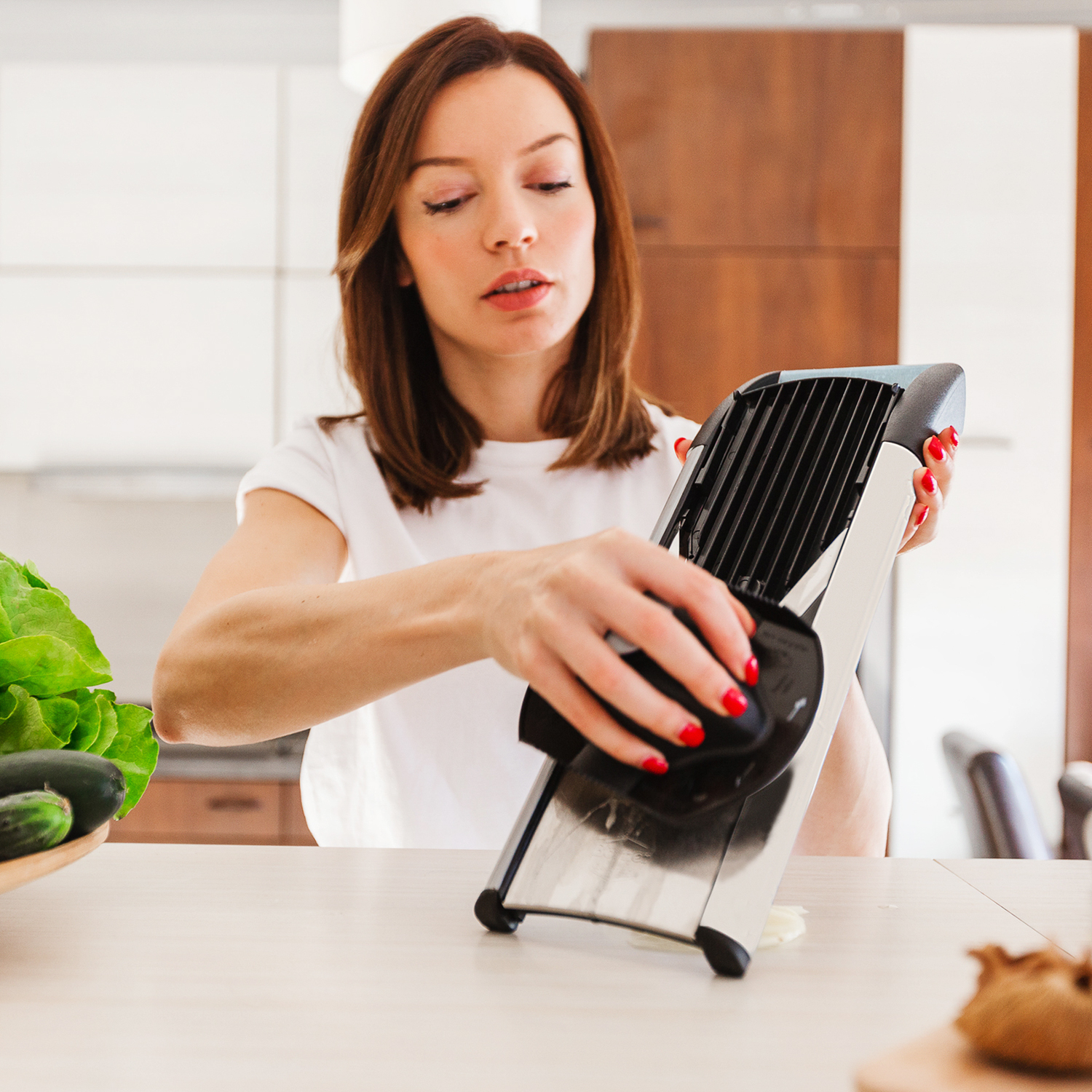 Stainless Steel Slicer Borner V6 ExclusiveLine Basic Set - Börner UK