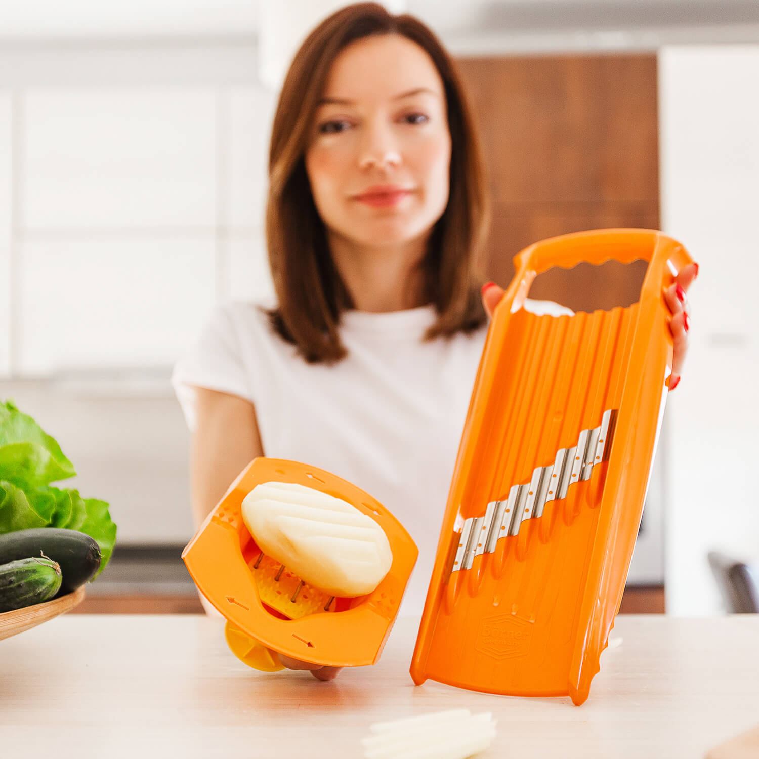 Börner wave- waffles cutter XXL - for wave cut fries and more - Börner UK