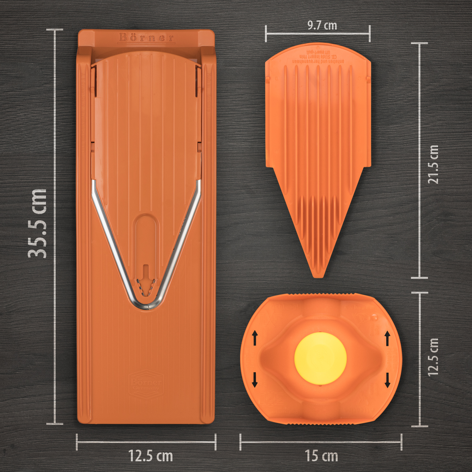 Borner V3 vegetable slicer - perfect slices in seconds - Börner UK