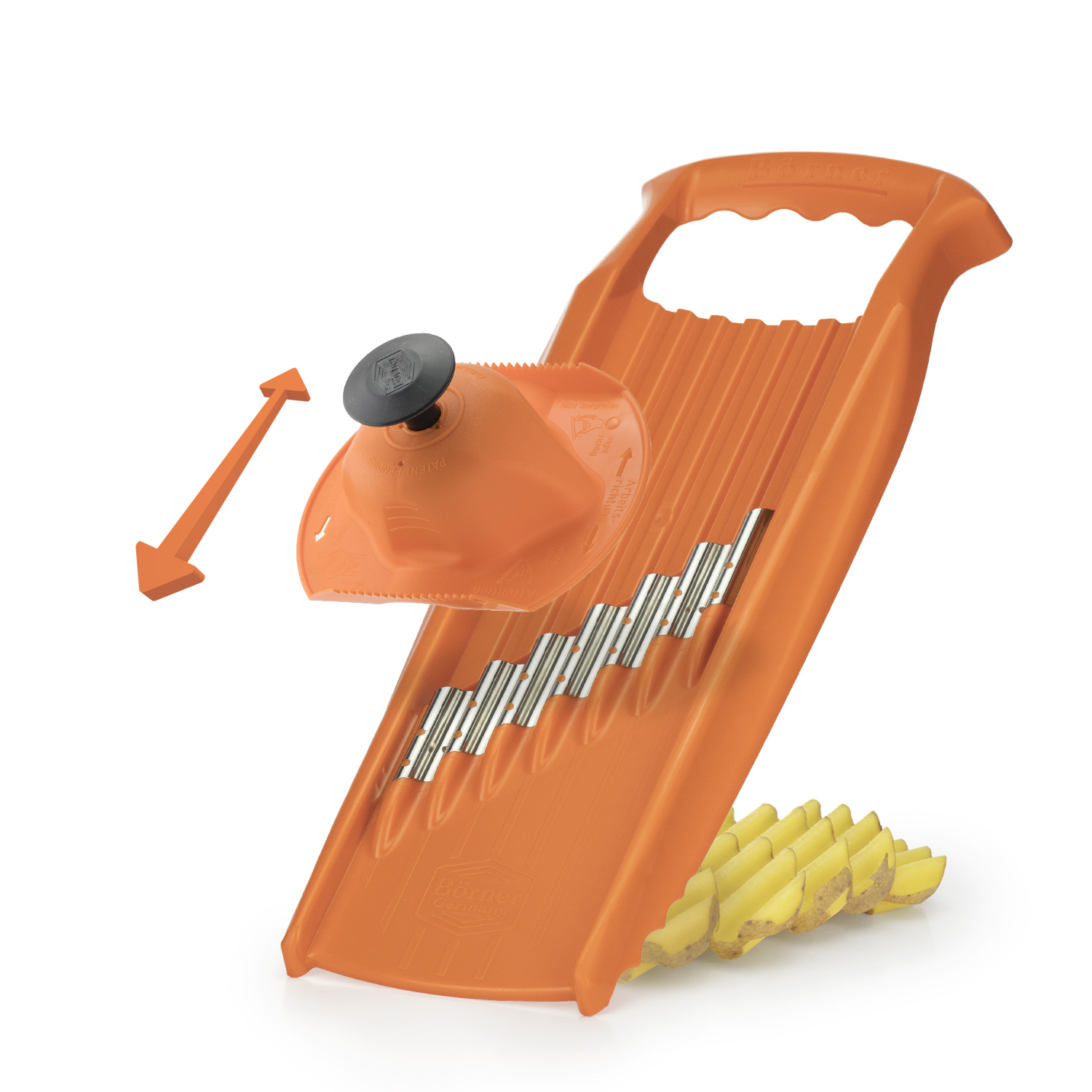Börner wave- waffles cutter XXL - for wave cut fries and more - Börner UK